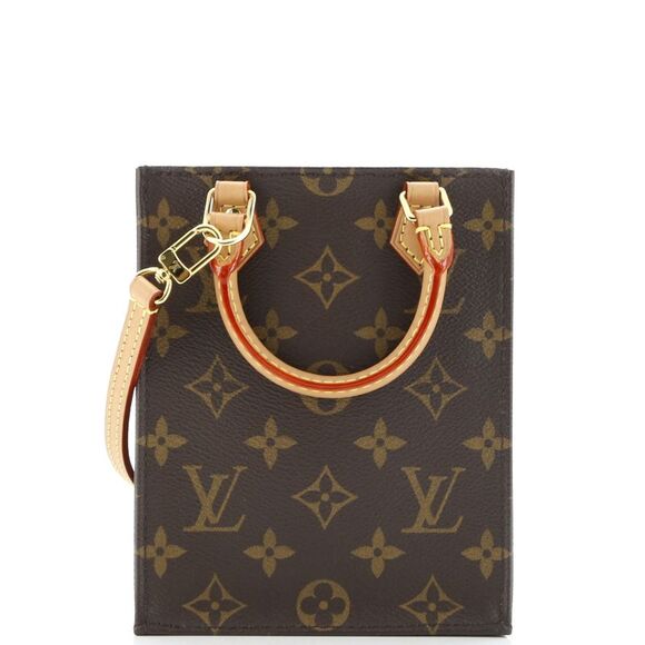 Louis Vuitton | Bags | Louis Vuitton Petit Sac Plat Bag Monogram Canvas ...
